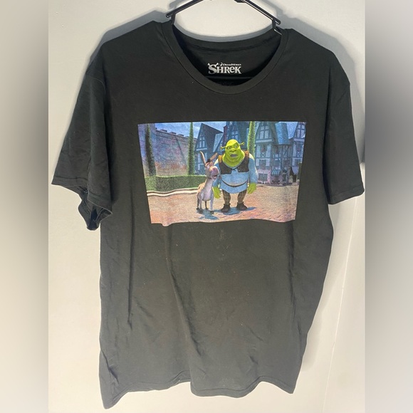 Hot Topic | Shirts | Mens Shrek Wait Shrek Poster Tee | Poshmark